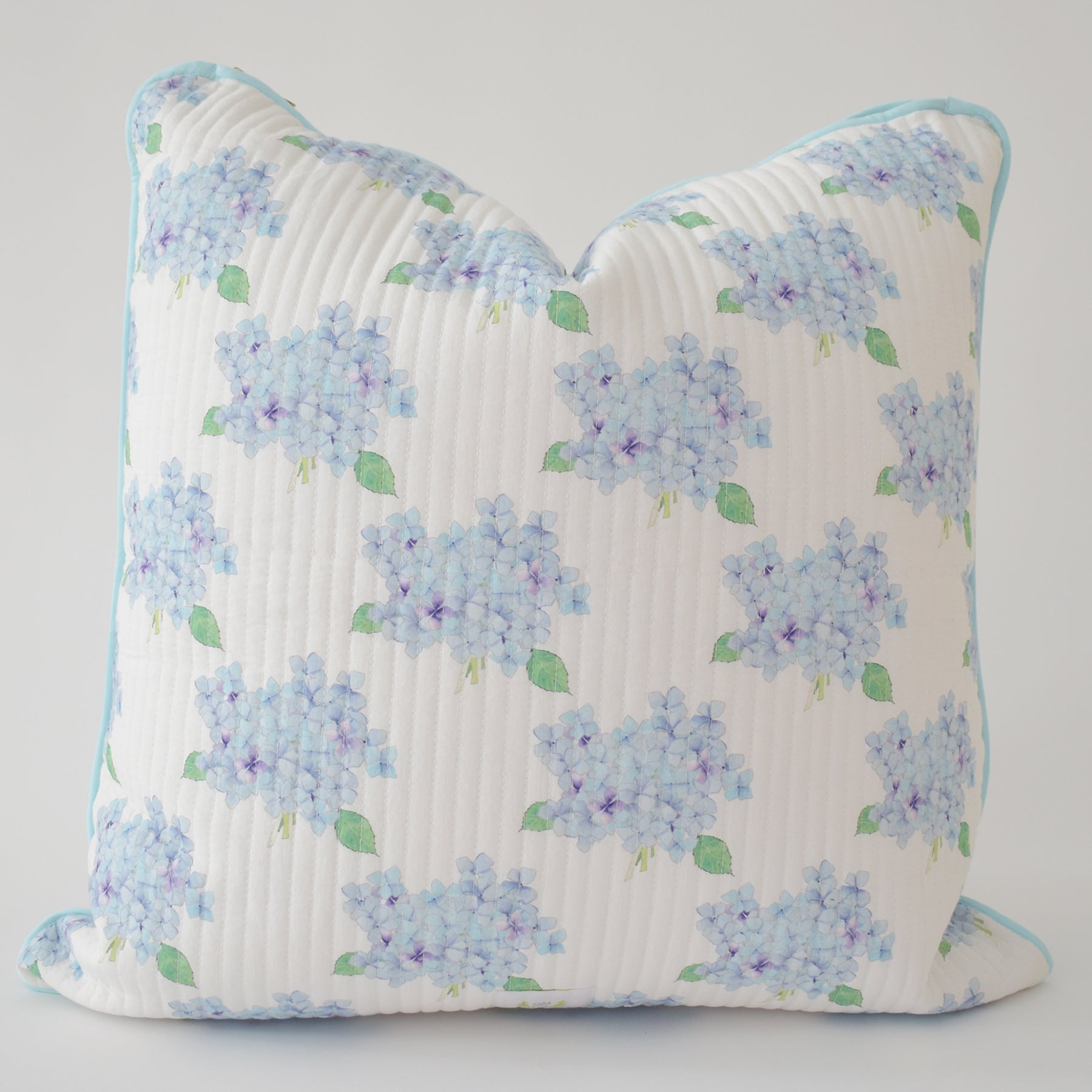 Sara Fitz Oversized Hydrangea Pillow 24x24 Cotton Cozy