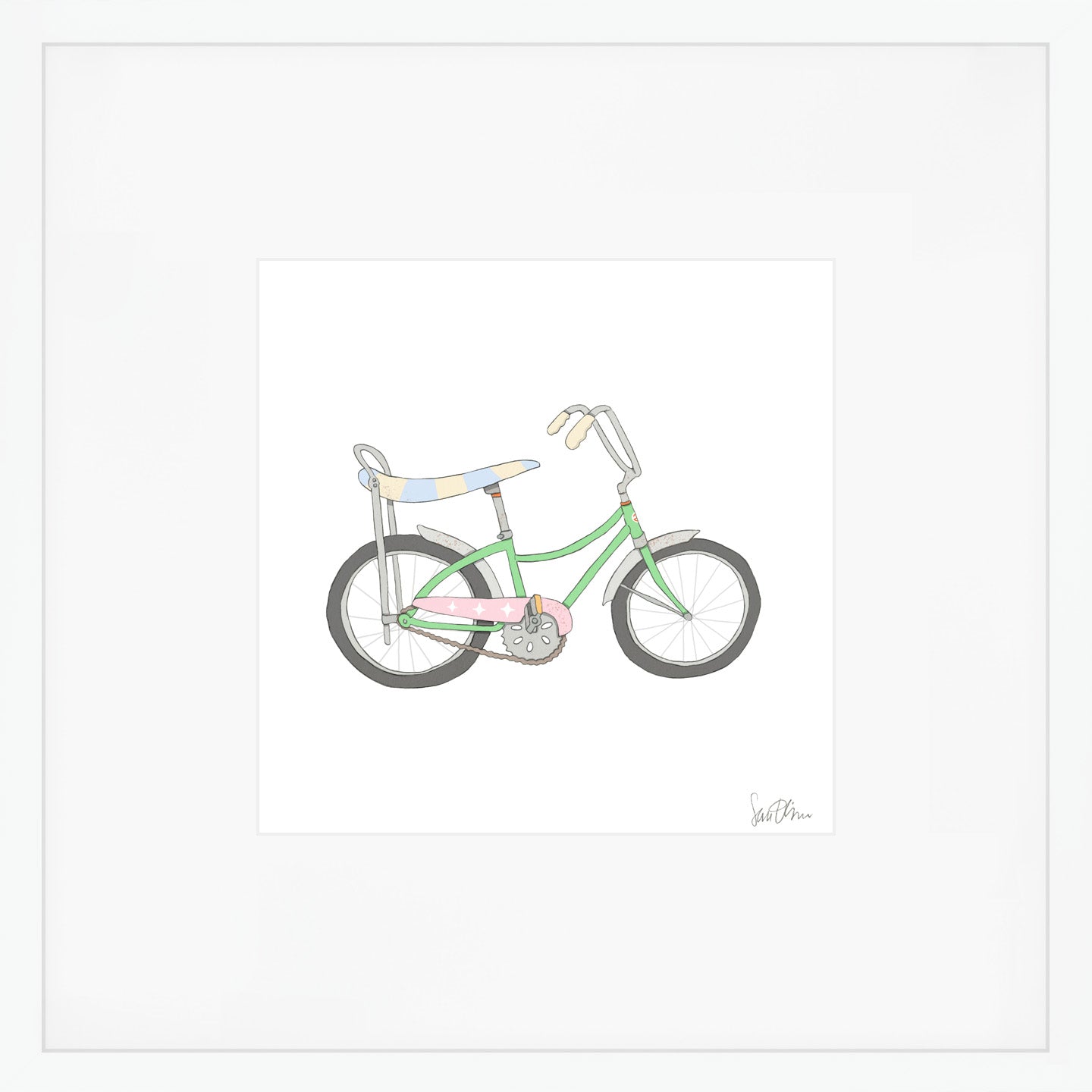 Banana Bike Art Print – Sara Fitz