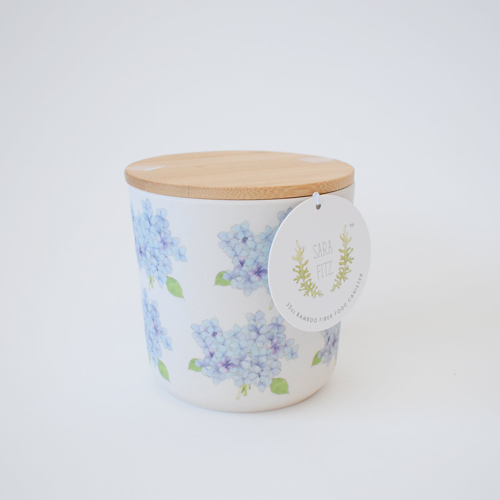Sara Fitz Medium Hydrangea Bamboo Food Storage Fresh