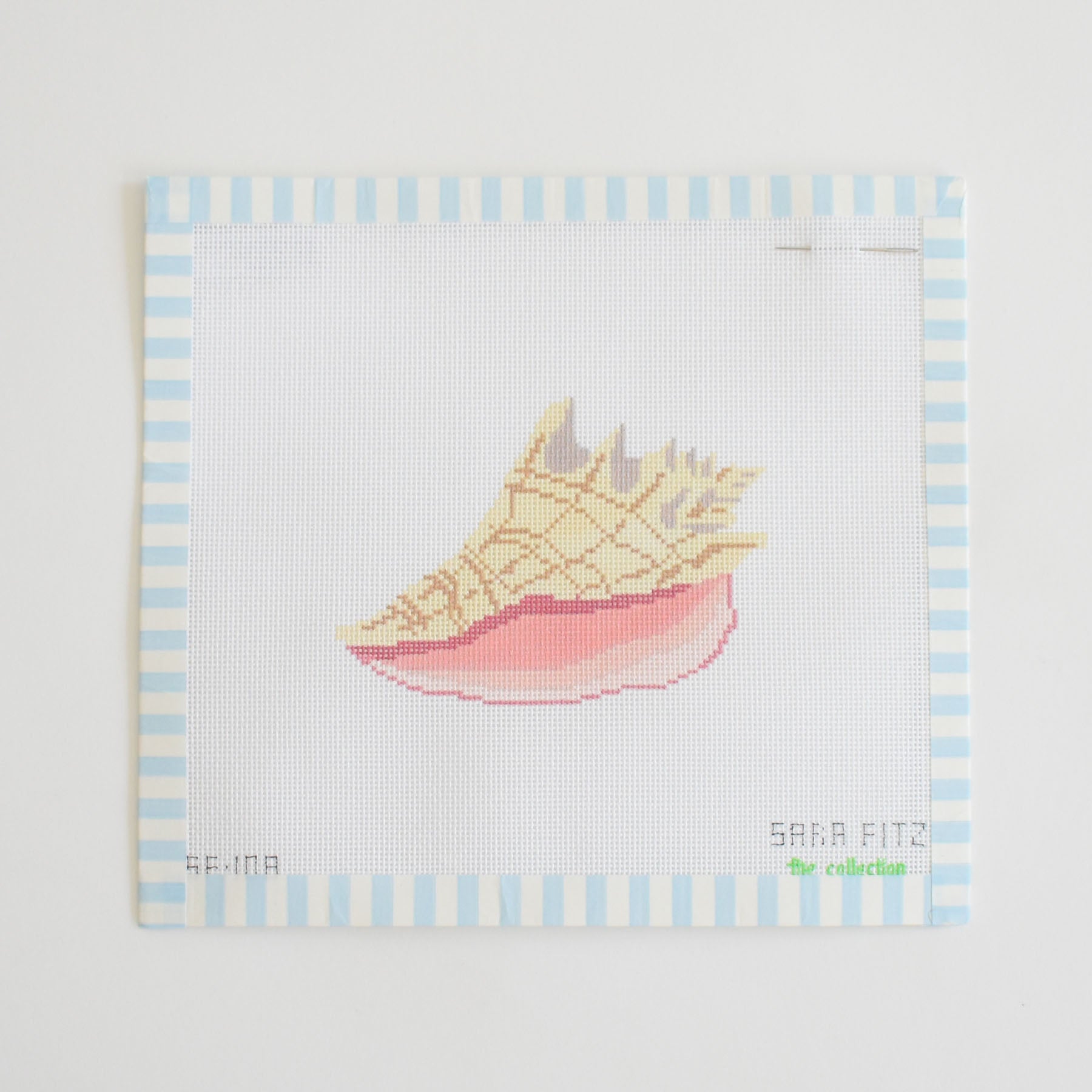 Conch Shell Needlepoint – Sara Fitz