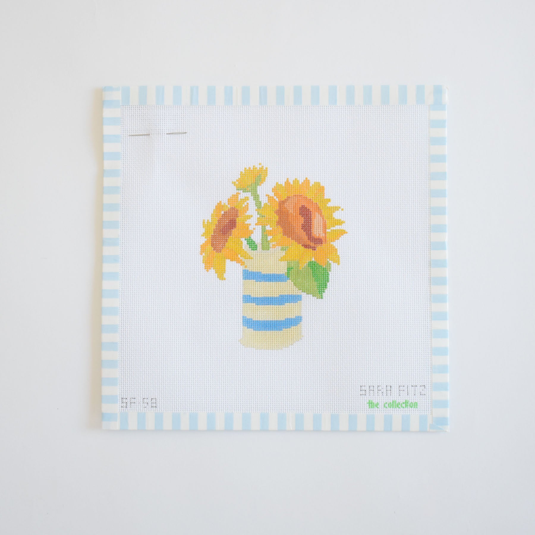 Sunflower Needlepoint | Sara Fitz