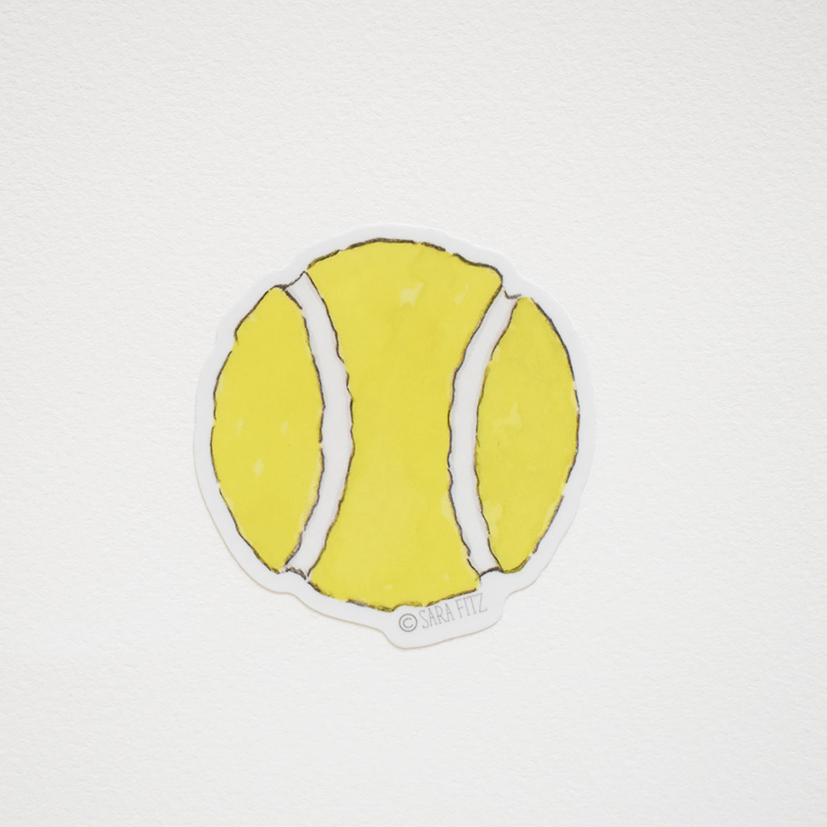 Tennis Ball Sticker – Sara Fitz