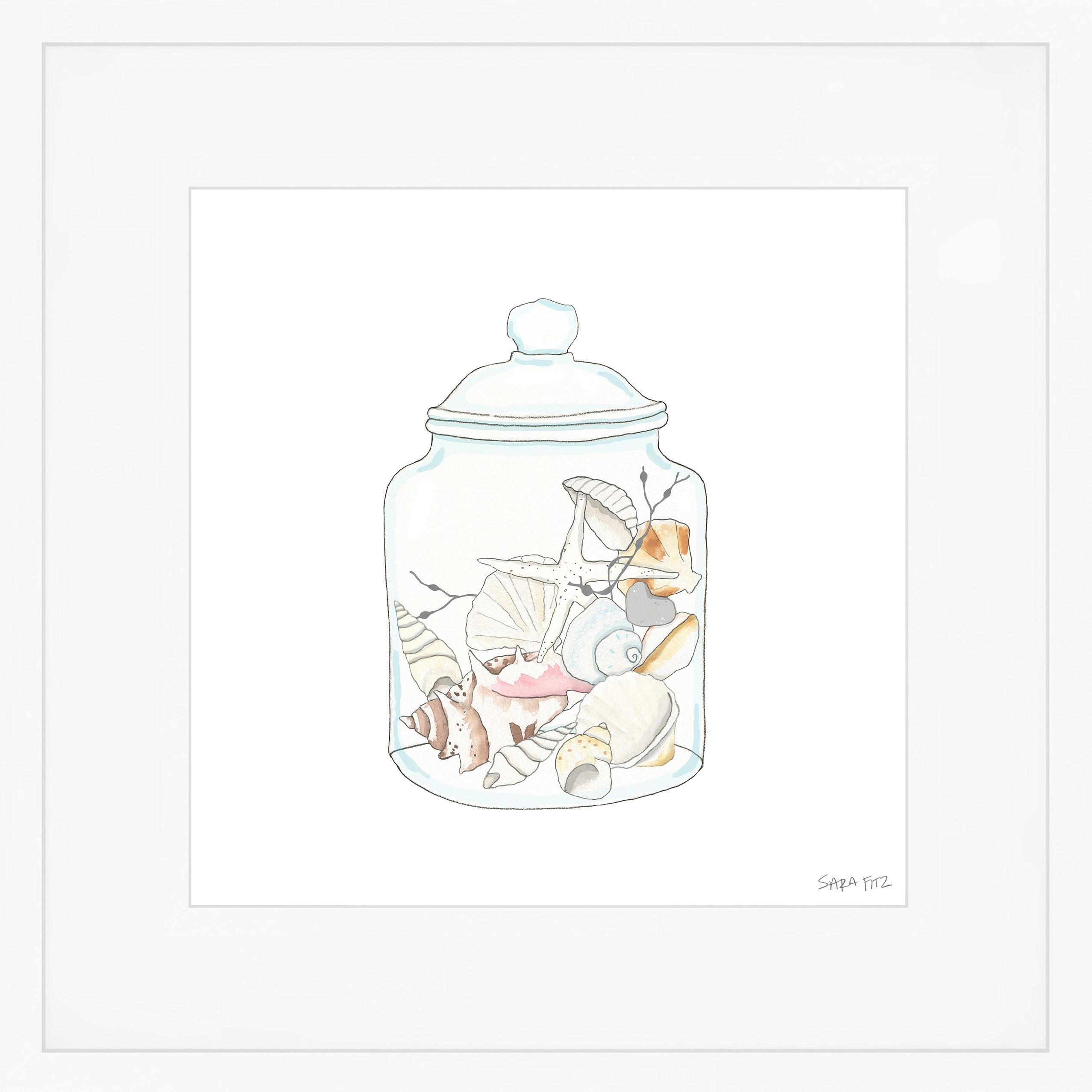 Sara Fitz The Shell Jar Mega Art Print Archival Quality
