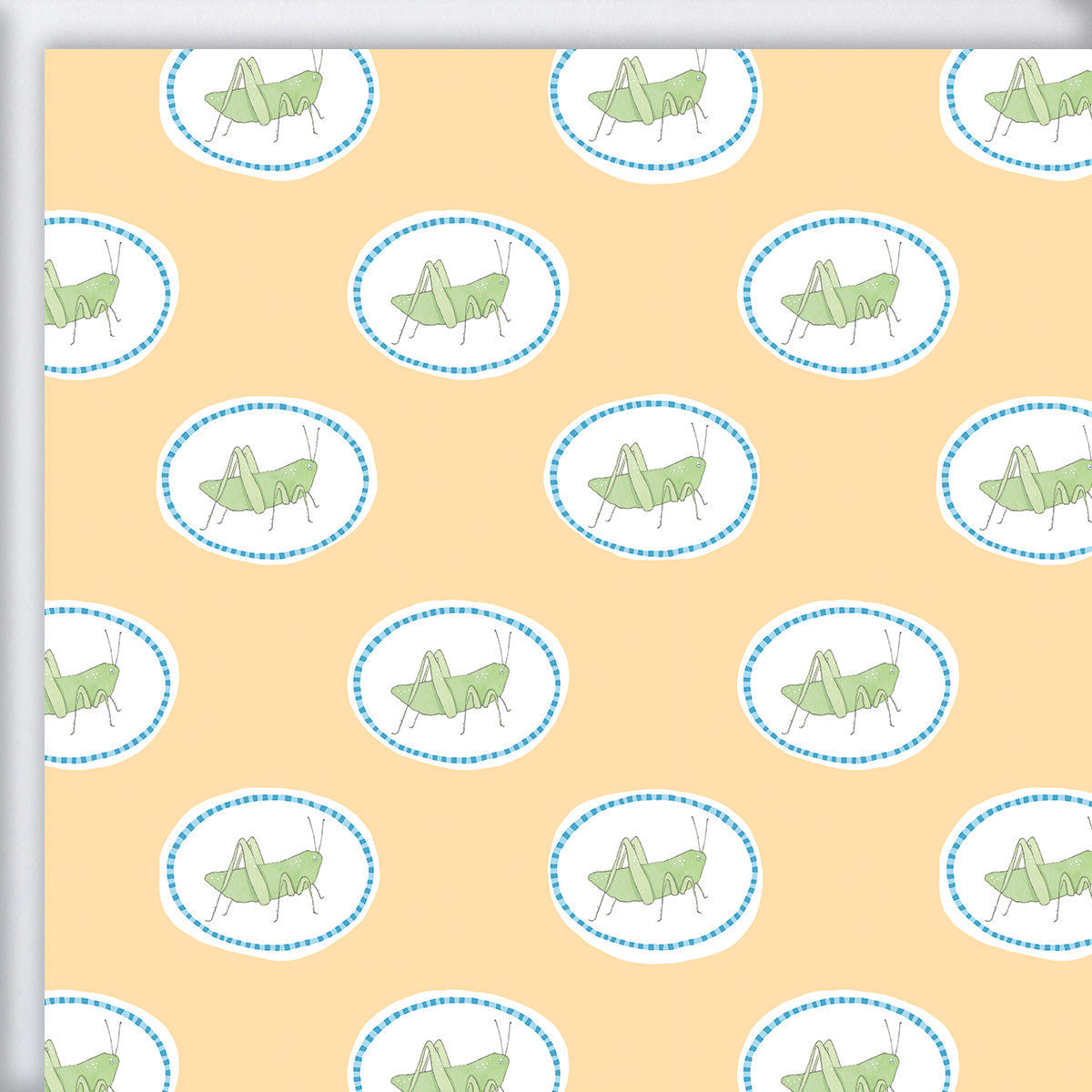 Sara Fitz Grasshopper Gift Wrap Eco 3 Sheets