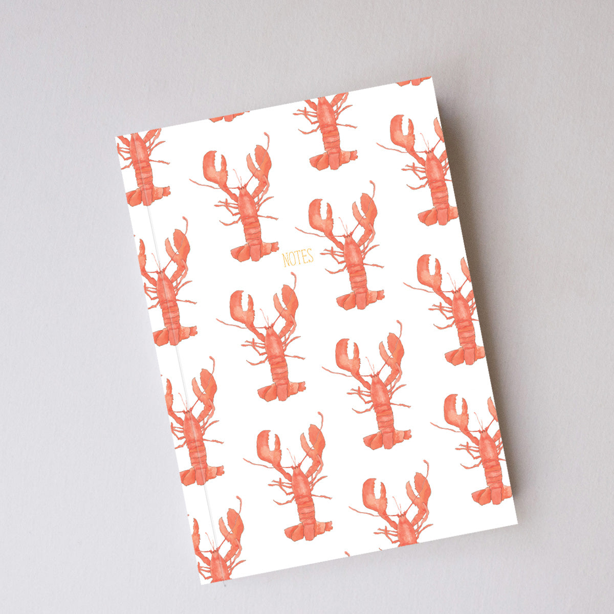 Sara Fitz Lobster Journal 5x7 96 Page Notebook